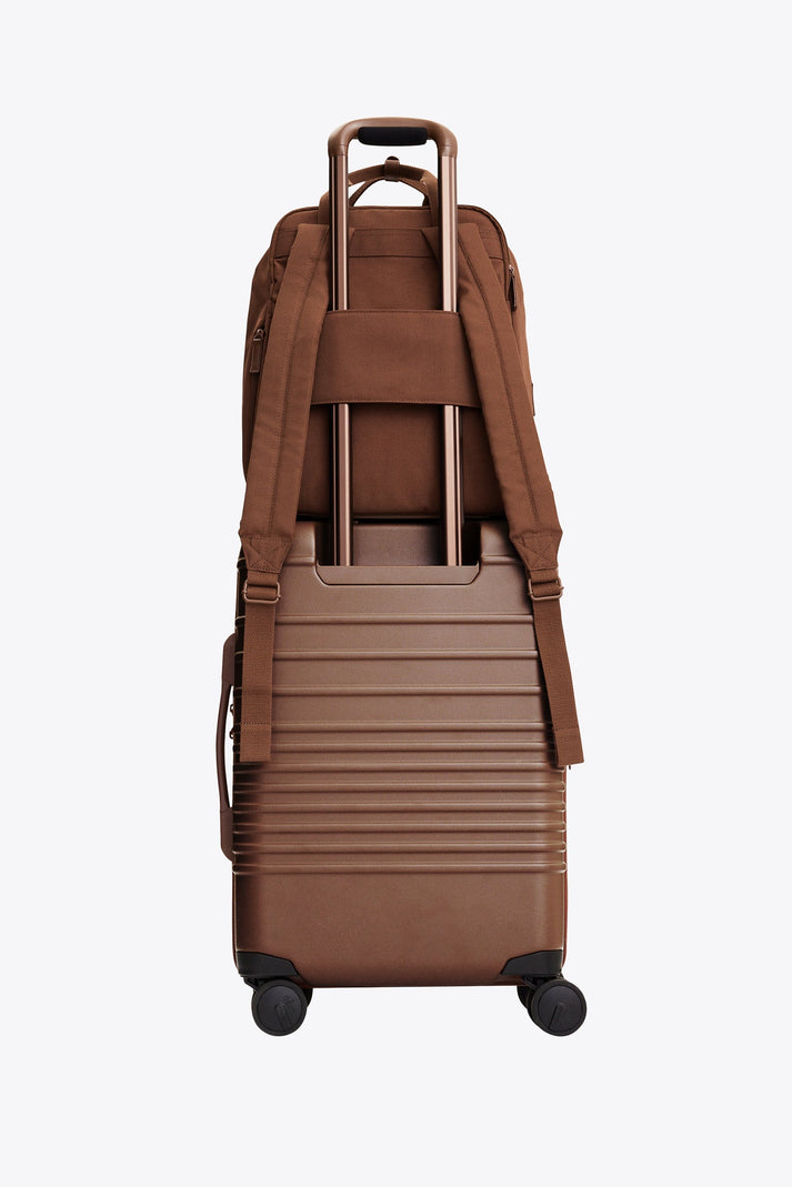 BÉIS 'The Expandable Backpack' in Maple - Expandable Travel Backpack In ...