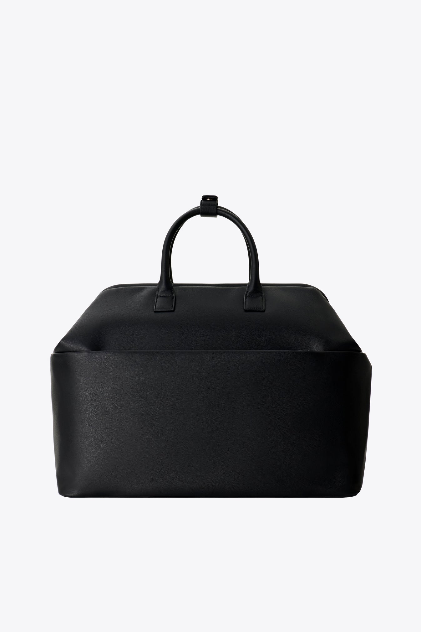 BÉIS 'The Essential Weekender' in Black - Black Weekender Bag & Overnight Bag with Wide Opening