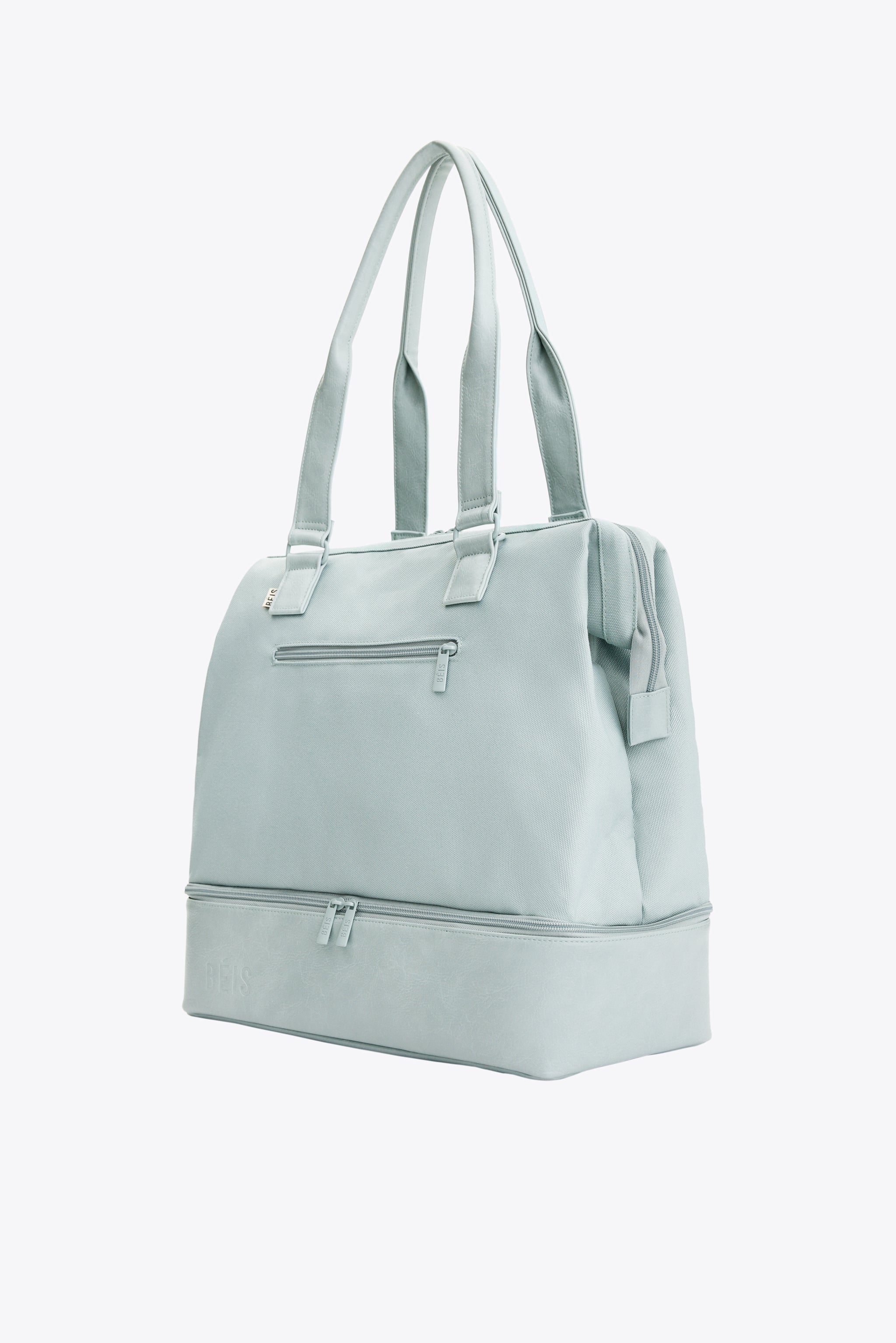 BÉIS 'The Mini Weekender' In Slate - Mini Weekend Bag & Small Overnight ...