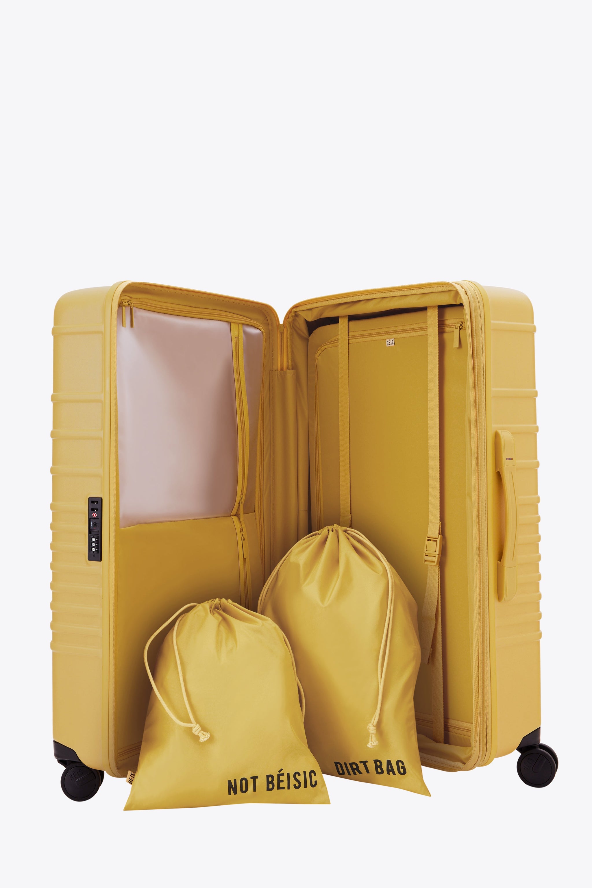 BÉIS 'The Large Check-in Roller' in Honey - 29 Large Check-in Roller in ...