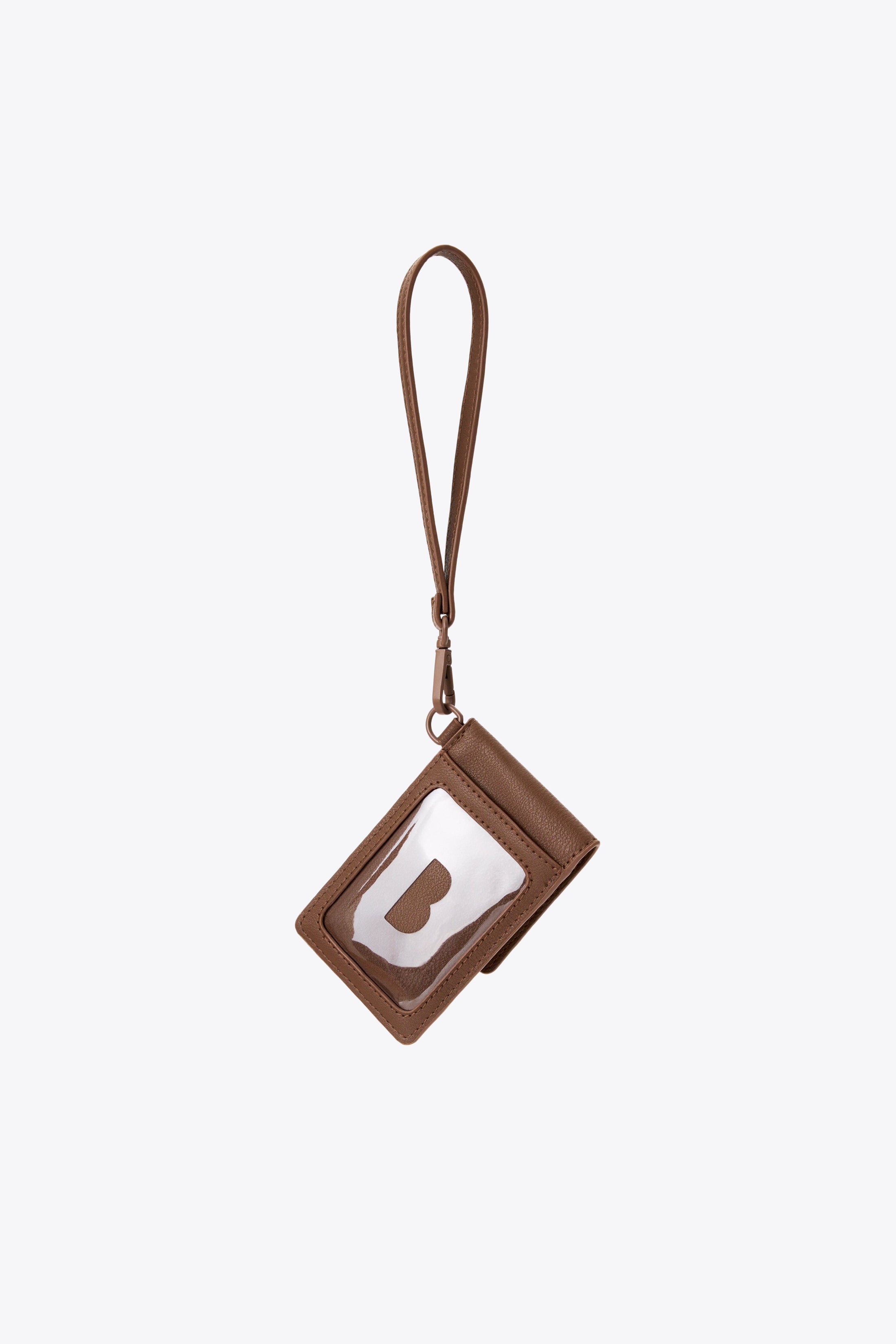 BÉIS 'The Id Wristlet' in Maple - Maple Card & Id Holder Wristlet