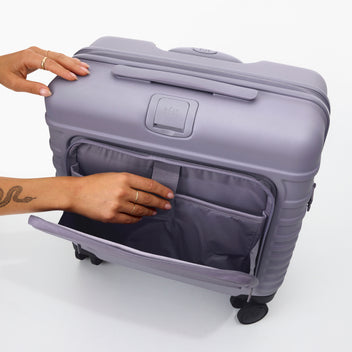 BÉIS 'The Mini Roller' in Lavender - Small Kids Carry-On Rolling ...