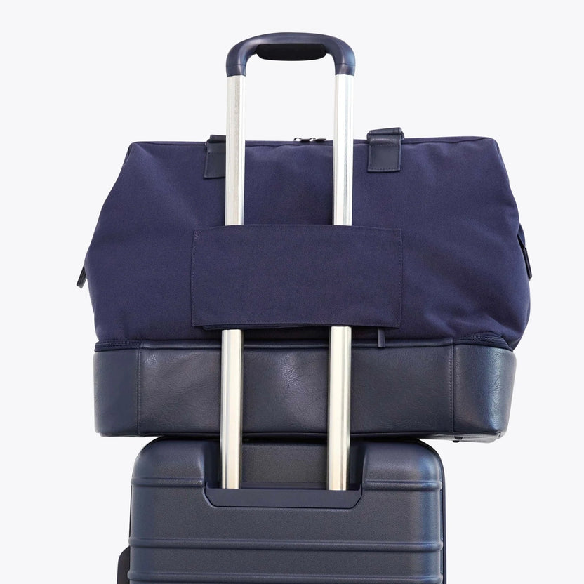 BÉIS 'The Mini Weekender' in Navy - Mini Blue Weekender Bag & Small ...