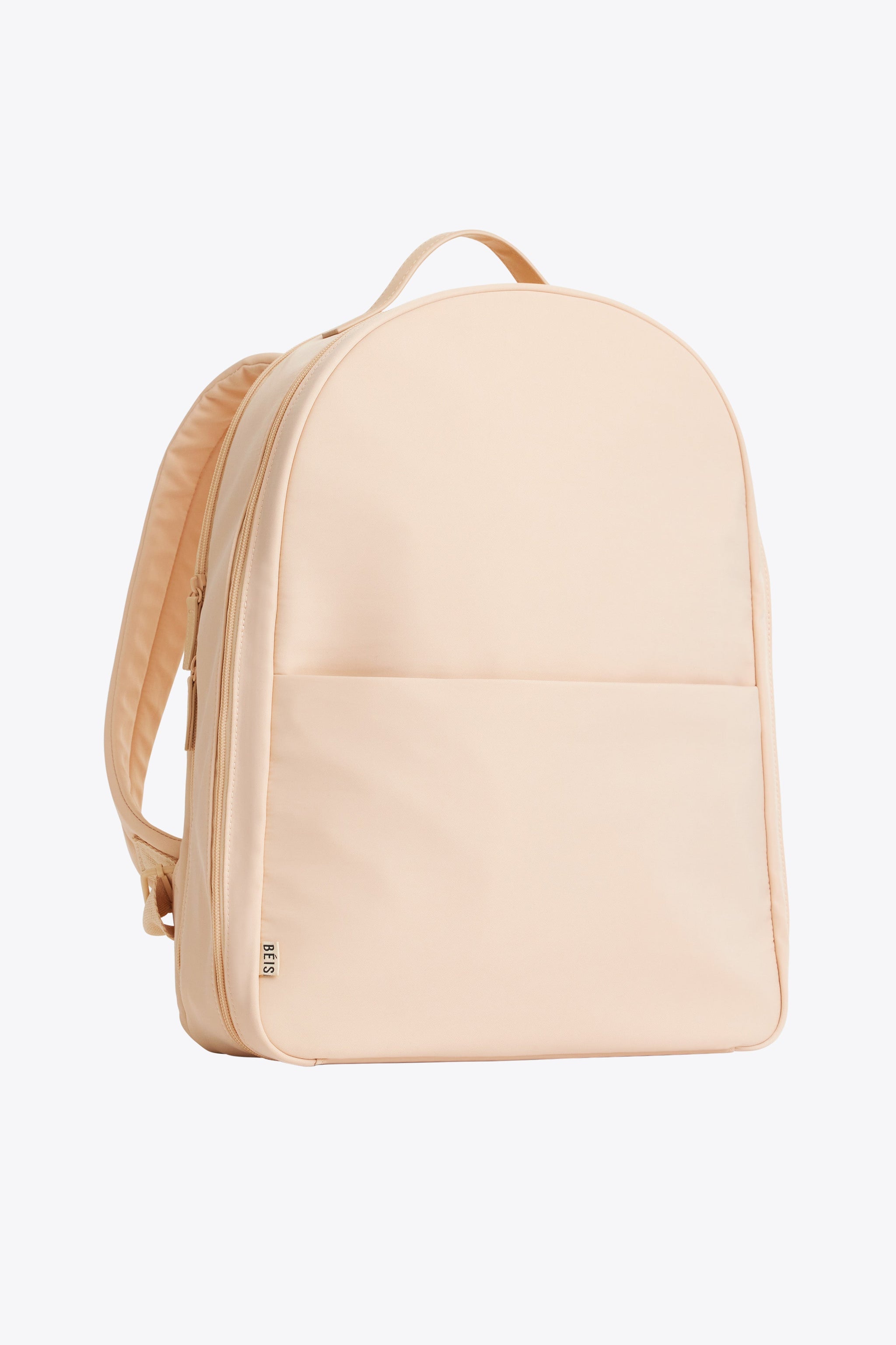 BÉIS 'The Commuter Backpack' in Beige - Beige Commuting Backpack For Work