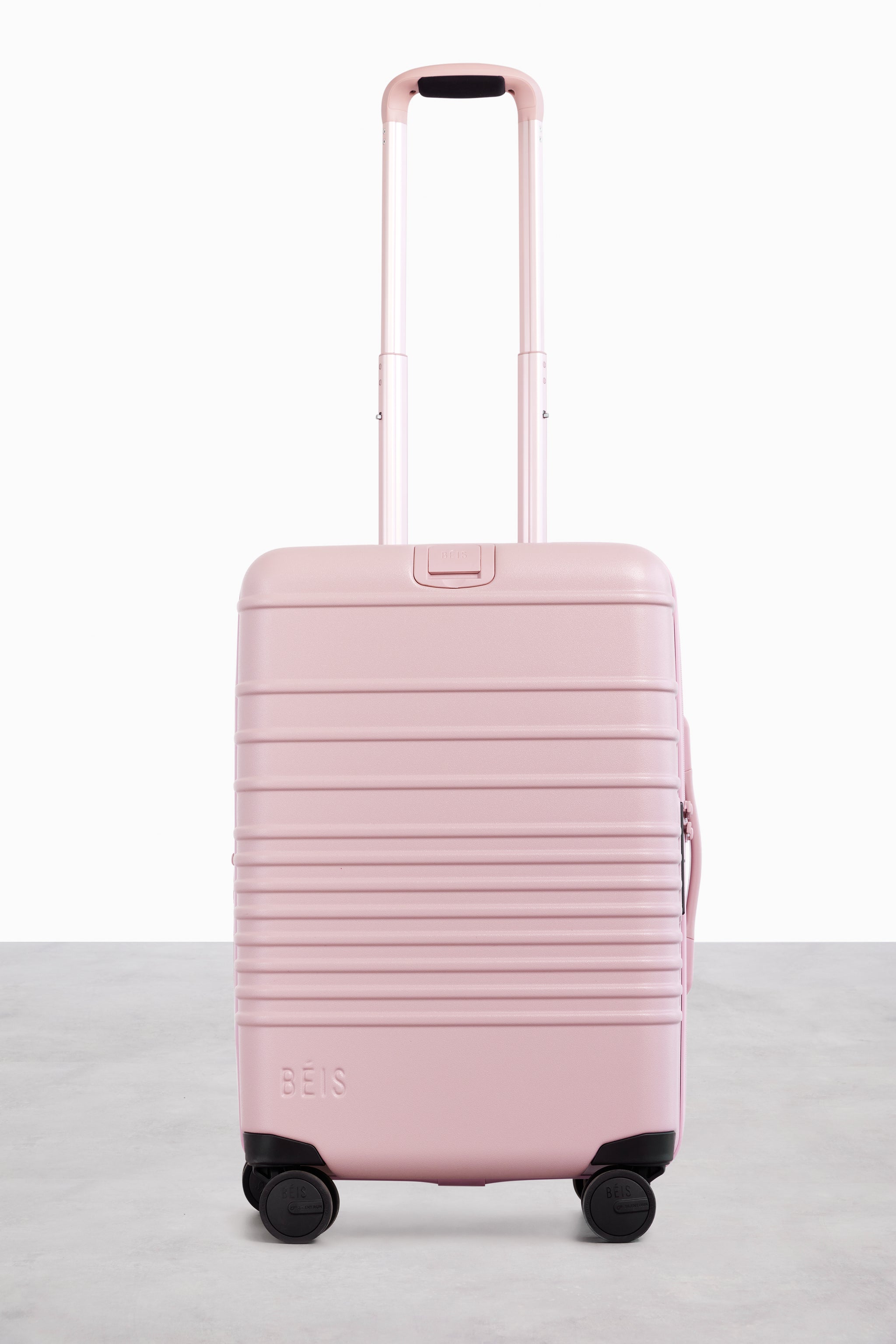 BÉIS 'The Carry-On Roller' in Atlas Pink - 21" Carry On Rolling Luggage ...