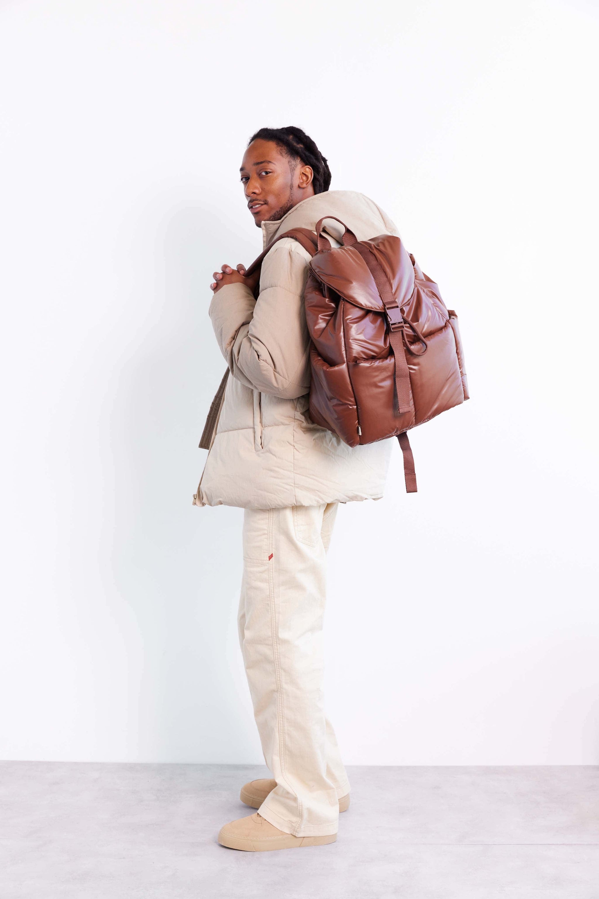 BÉIS 'The Cargo Backpack' in Maple | BÉIS Travel UK