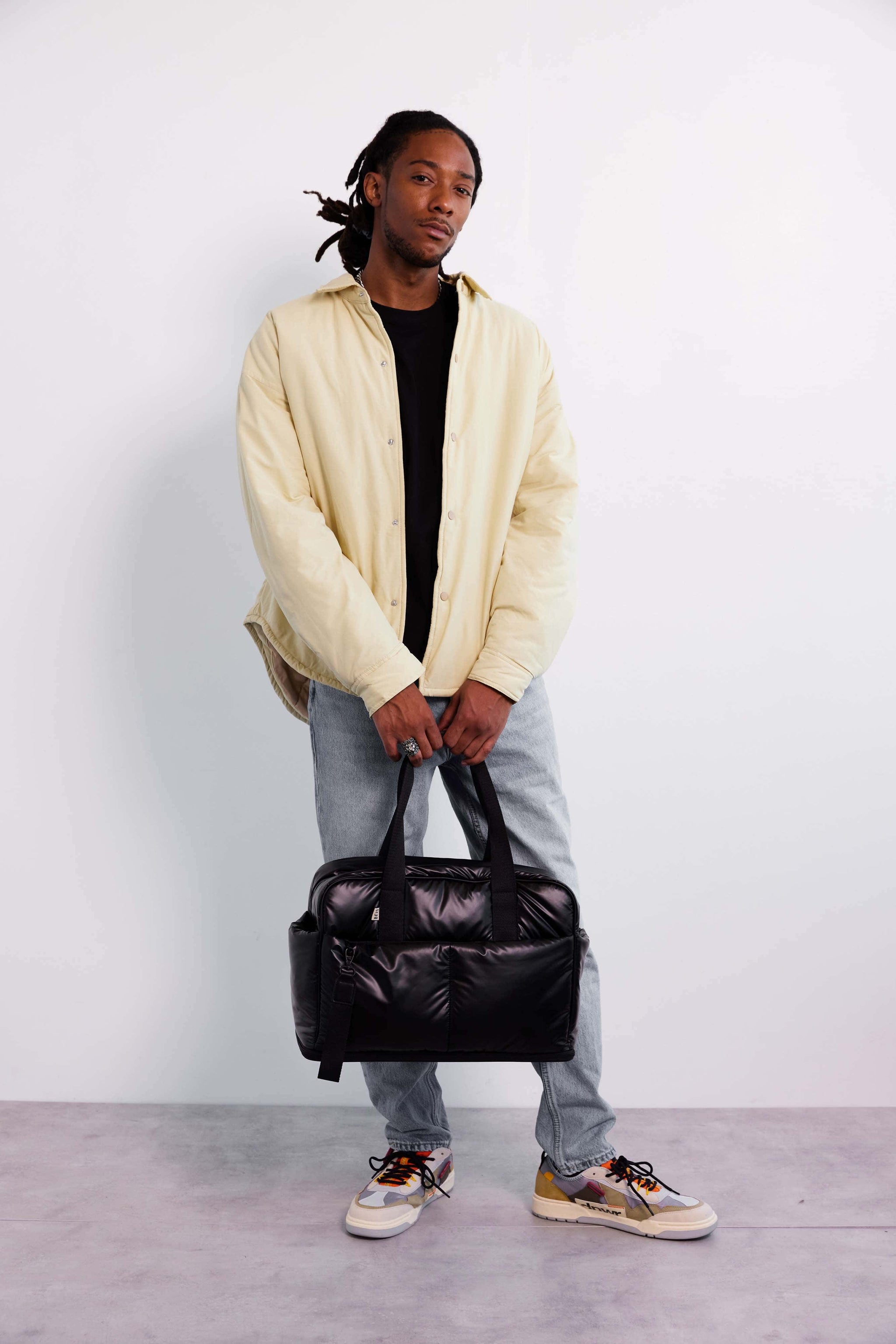 BÉIS 'The Expandable Duffle Bag' in Black | BÉIS Travel UK