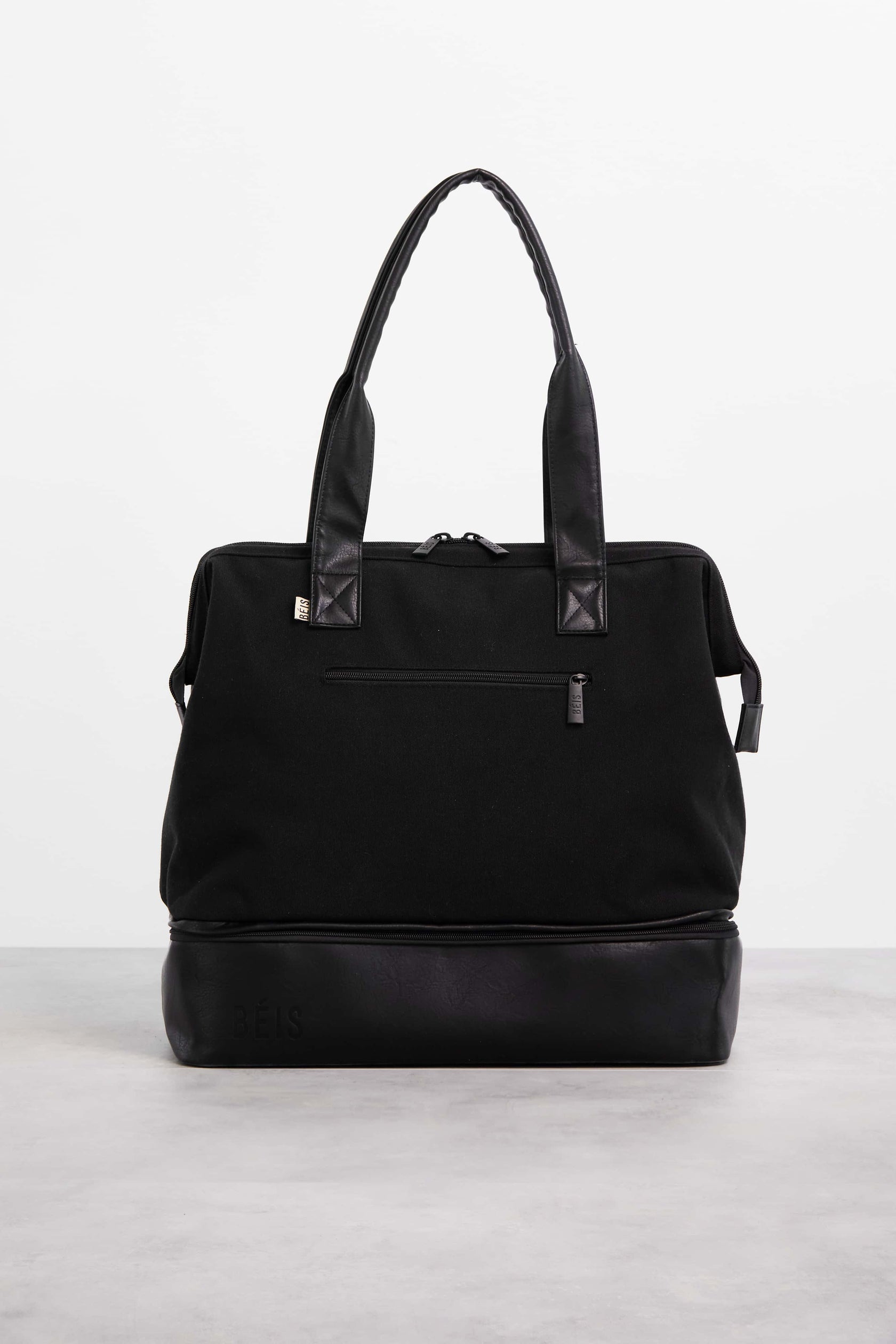 BÉIS 'The Convertible Mini Weekender' in Black - Small Black Weekender ...