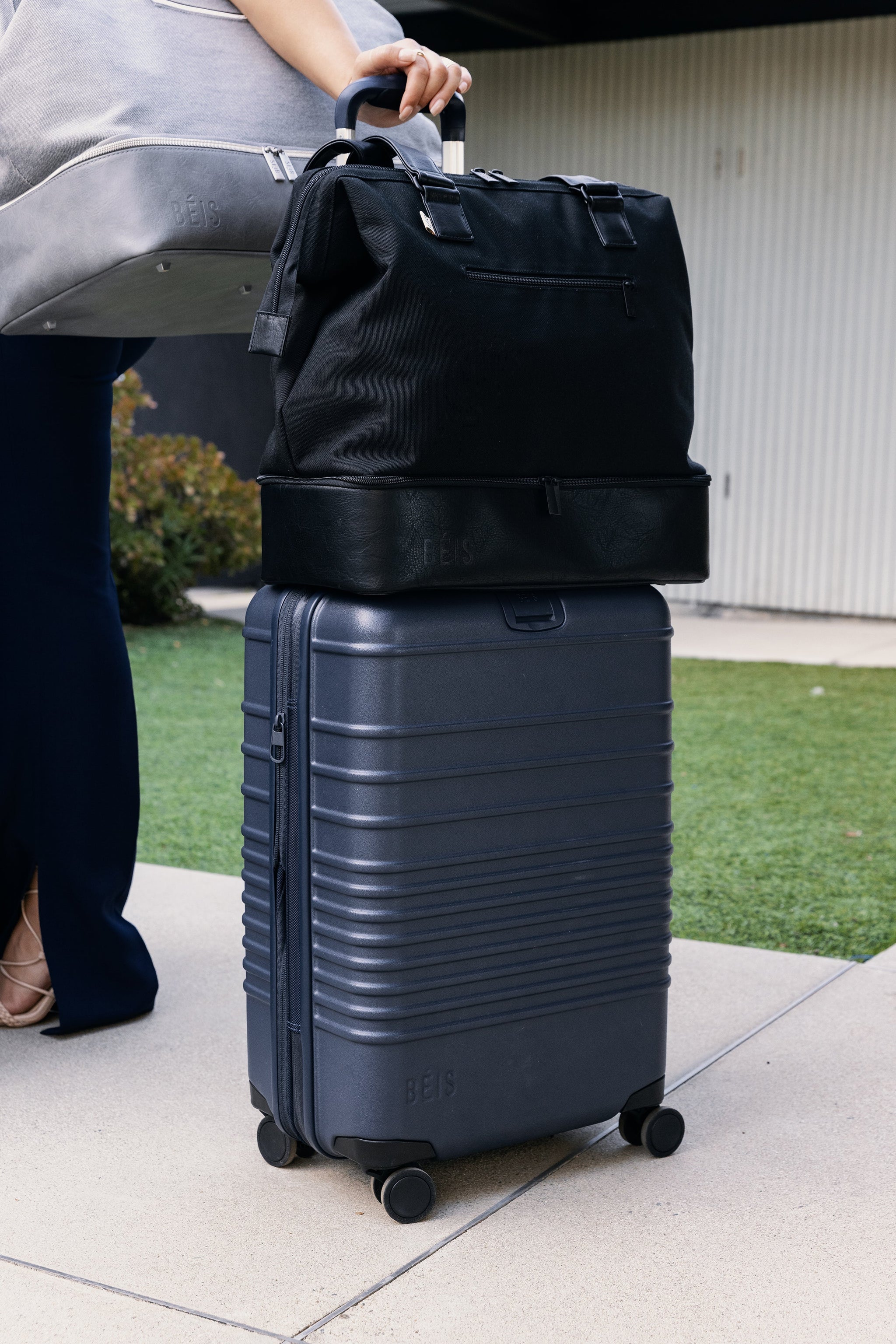 BÉIS 'The Mini Weekender in Black | BÉIS Travel UK